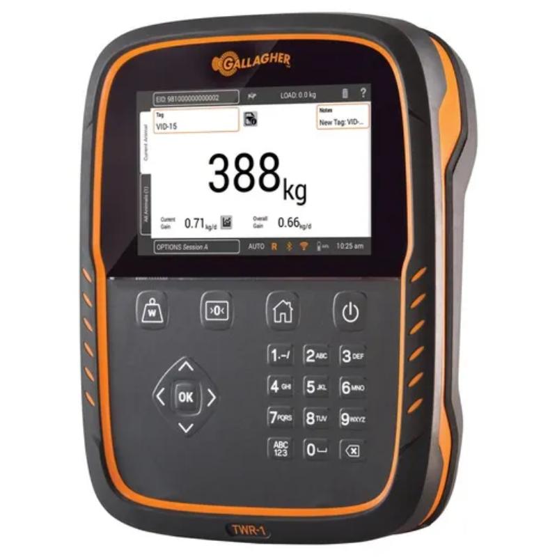 Gallagher TWR-1 Weigh Scale and EID Tag Reader | Touchscreen Weighing ...
